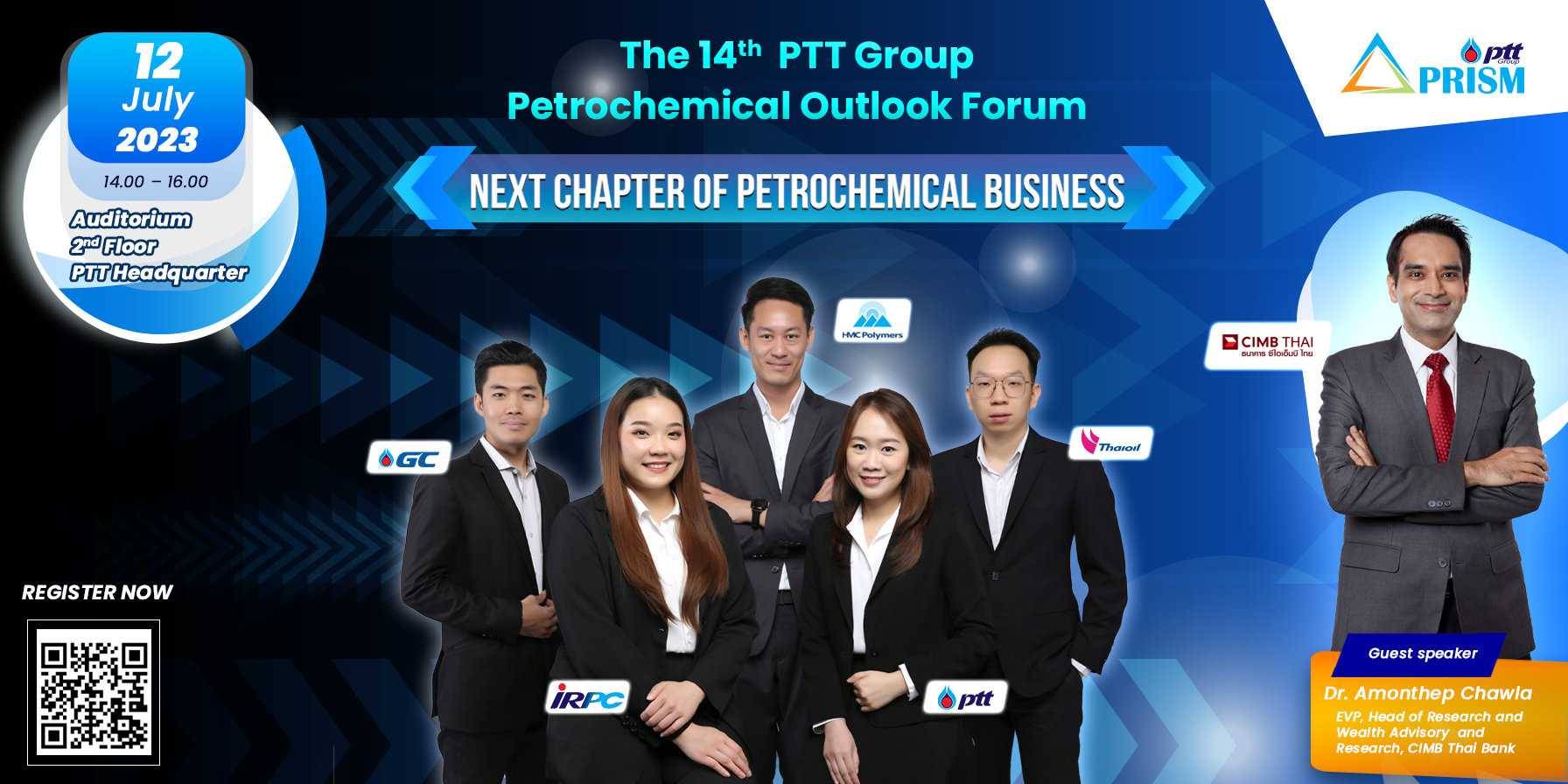 THE 14TH PTT Group Petrochemical Outlook Forum 2023 - PTT PRISM