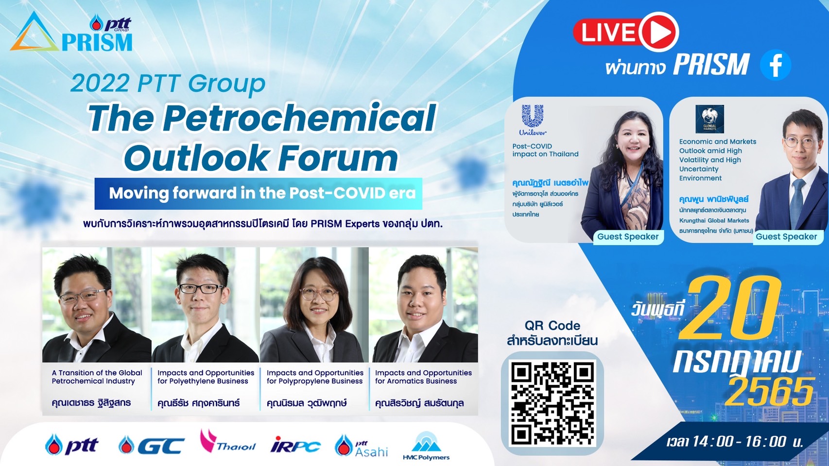 2022 PTT Group The Petrochemical Outlook Forum - PTT PRISM